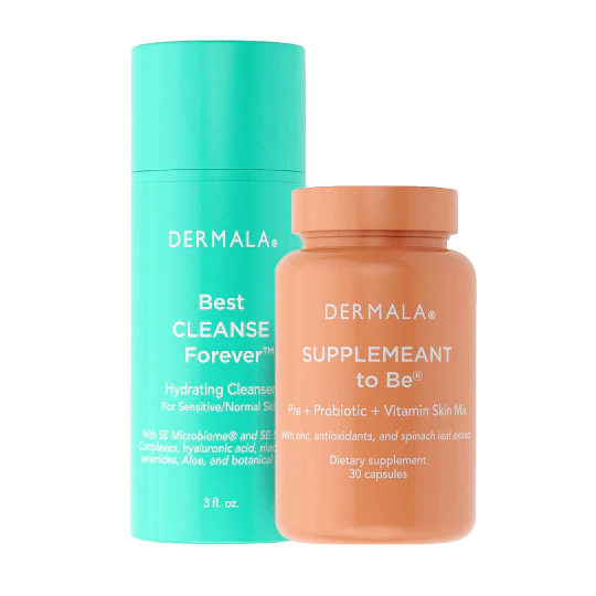 Acne Probiotic Supplement | Acne Probiotic Facial Cleanser – DERMALA